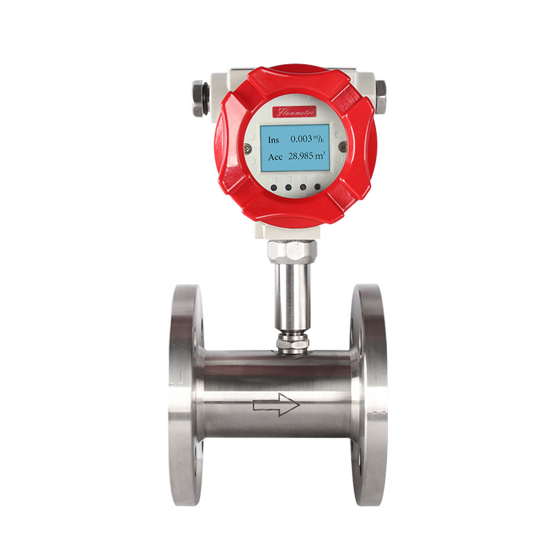 Turbine flowmeter flange connection high accuracy - Supmea