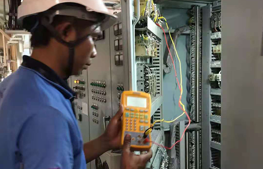 Signal calibrator used in the largest green plants cultivation base ...