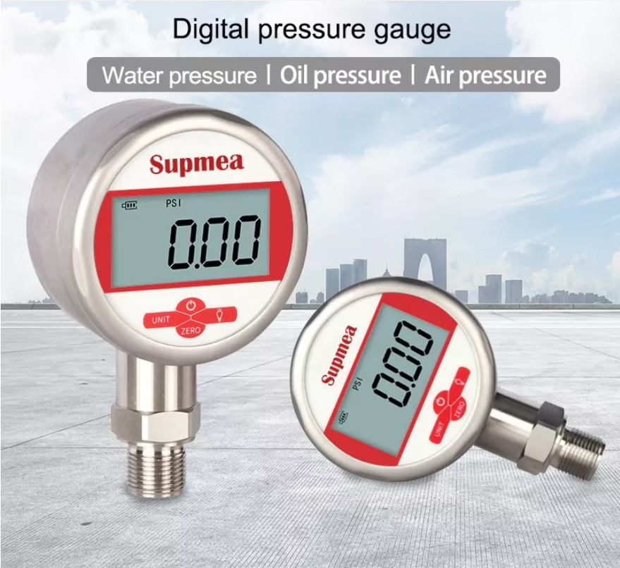 Pressure gauge battery power supply,digital pressure gauge - Supmea ...